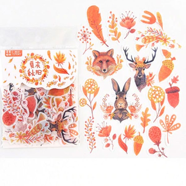 Autumn Stickers - Etsy