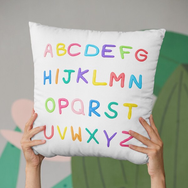Alphabet Pillow - Etsy
