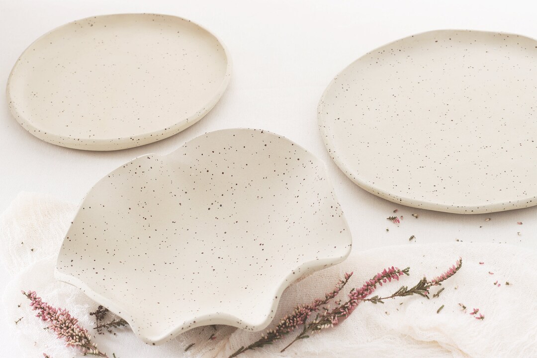 Matte Dinnerware Set for Food Photos Fruit Bowl in a Neutral Color ...