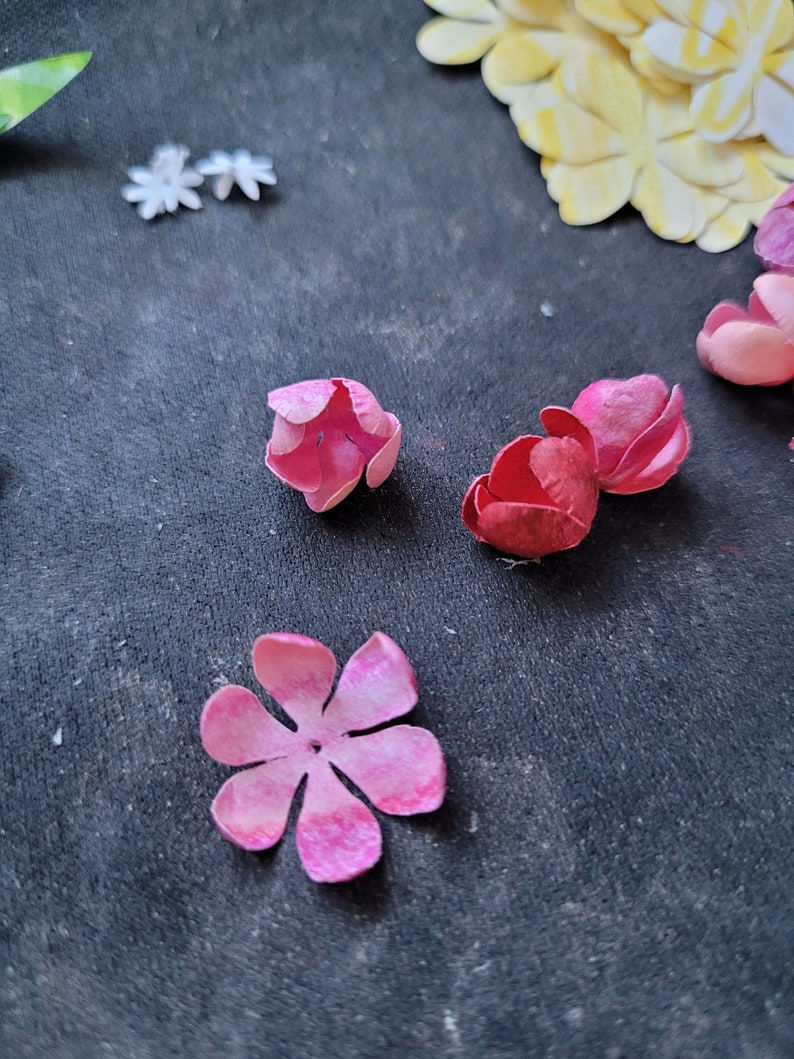 Tulips DIY Miniature Paper Flowers 1:12 Dollhouse Scale - Etsy