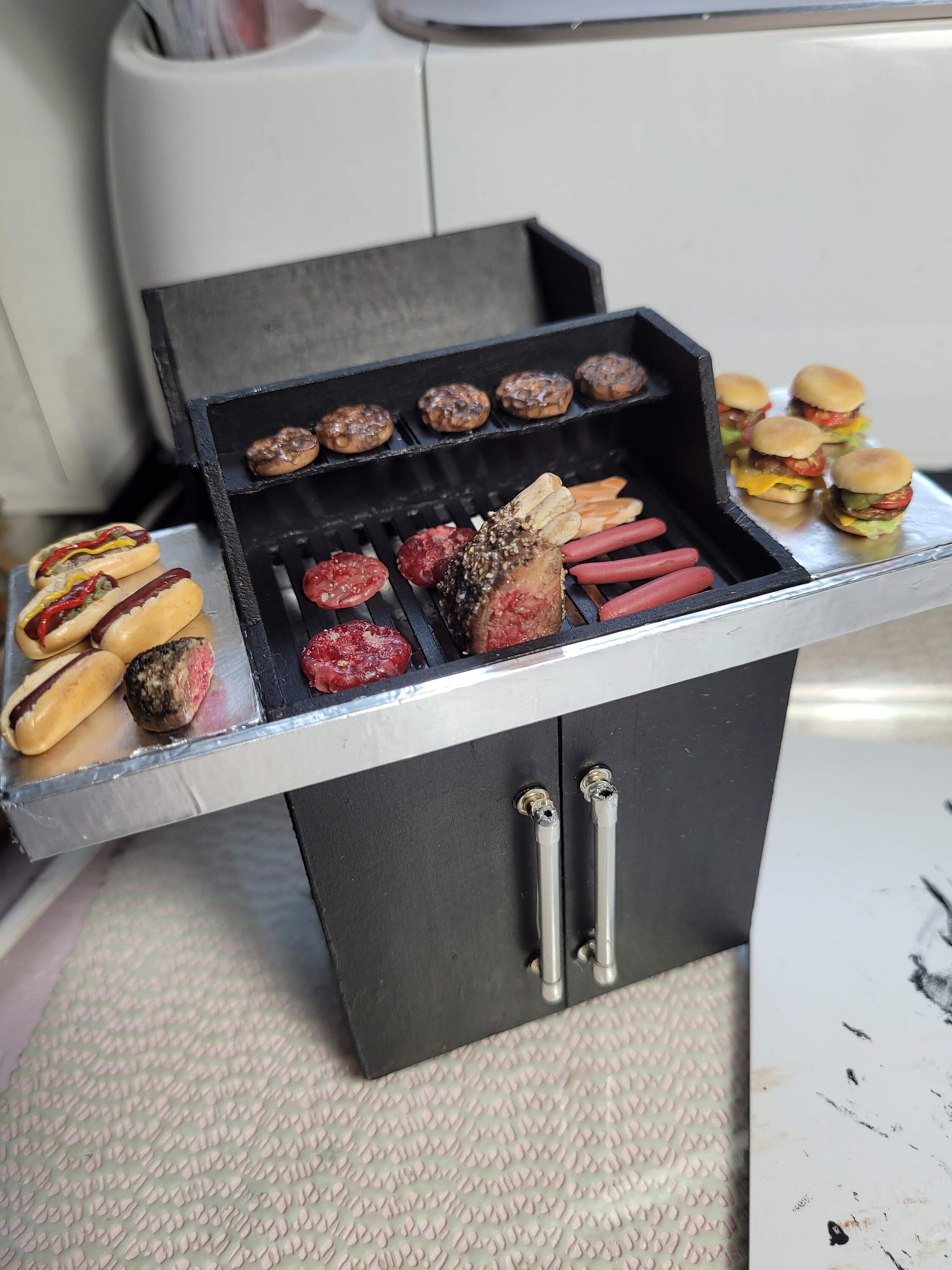 SVG Miniature Barbecue Dollhouse BBQ / DIY Mini Gas Barbeque - Etsy