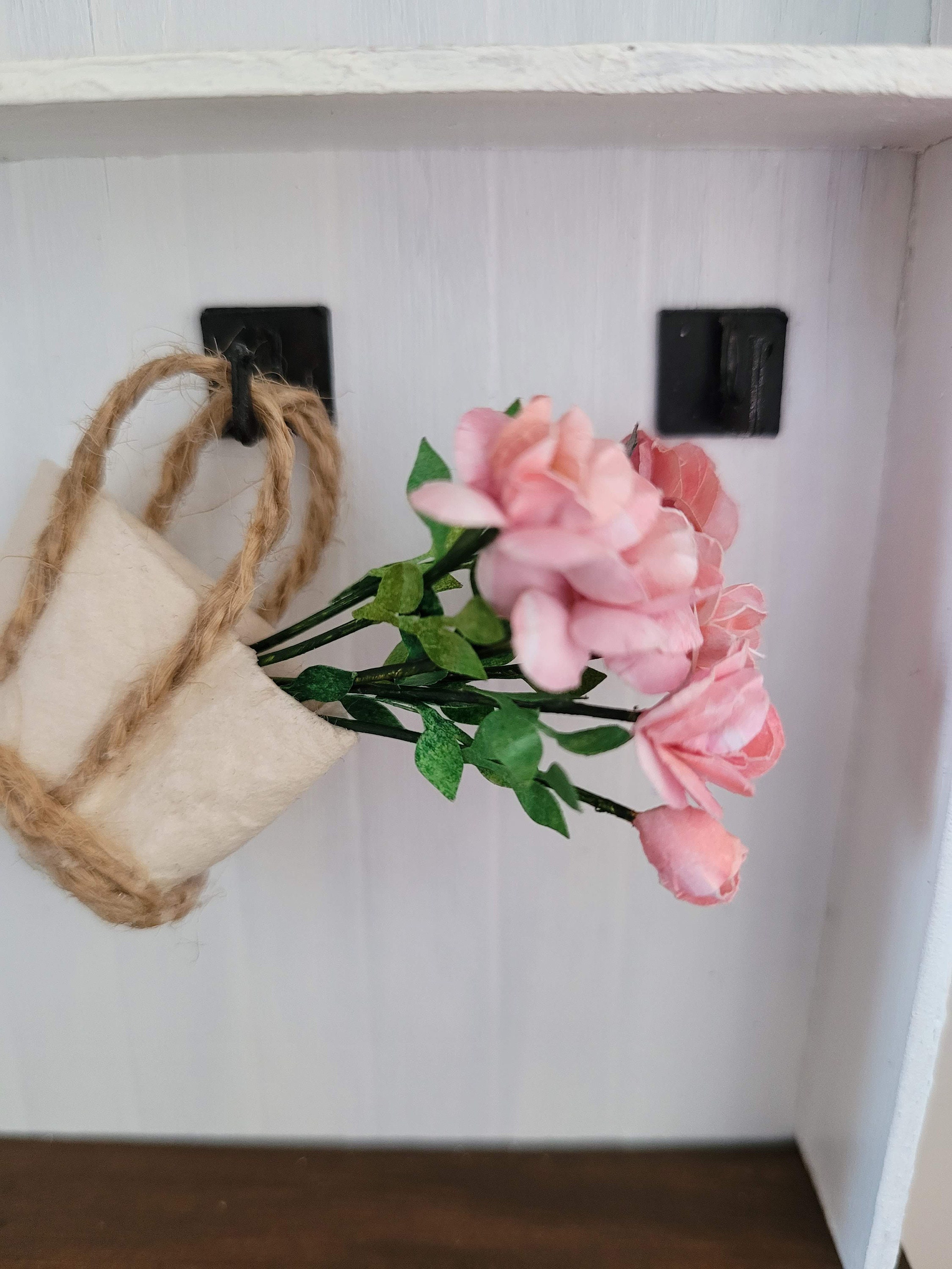 Cricut Made Roses 2 Types DIY Miniature Paper Flowers 1:12 - Etsy