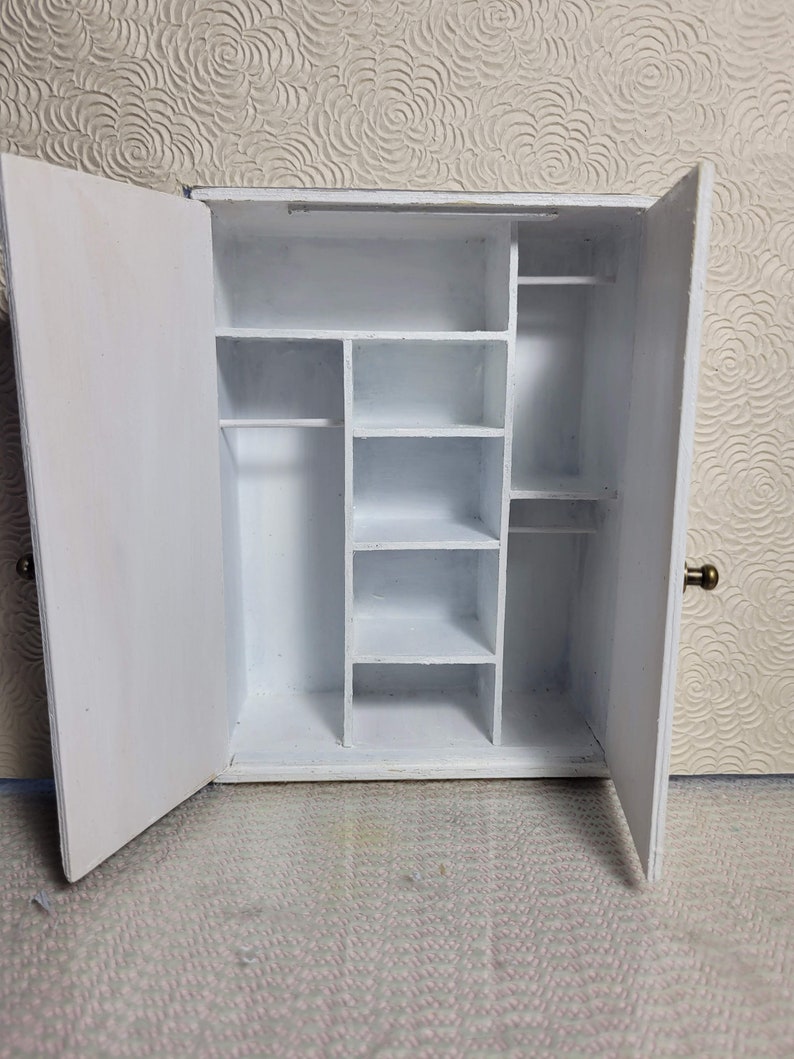 DIY Dollhouse Miniature Wardrobe / Mini Built-in Closet | Etsy