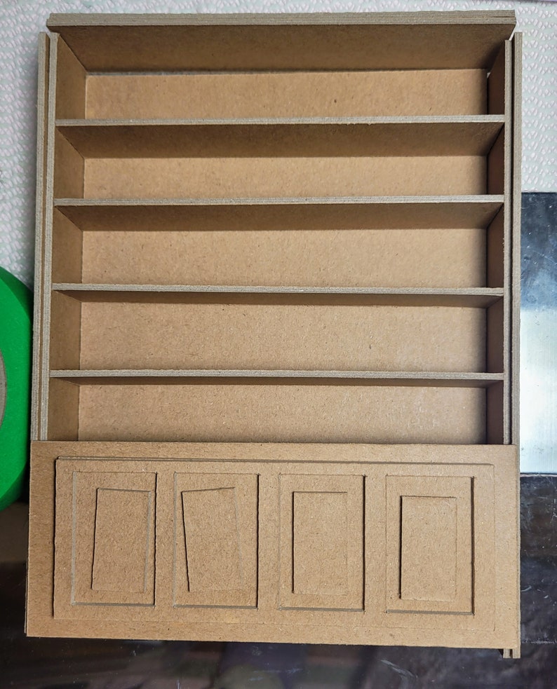 MINIATURE Dollhouse Library Bookcase / Bookshelves SVG File | Etsy