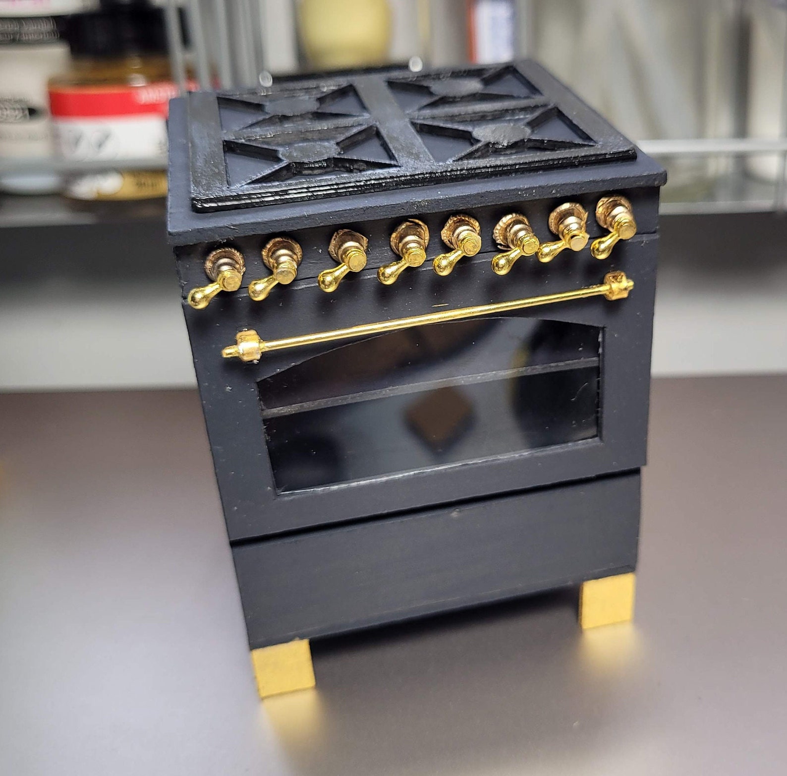 Dollhouse Miniature SVG Kitchen STOVE Unit / Dollhouse DIY Kitchen ...