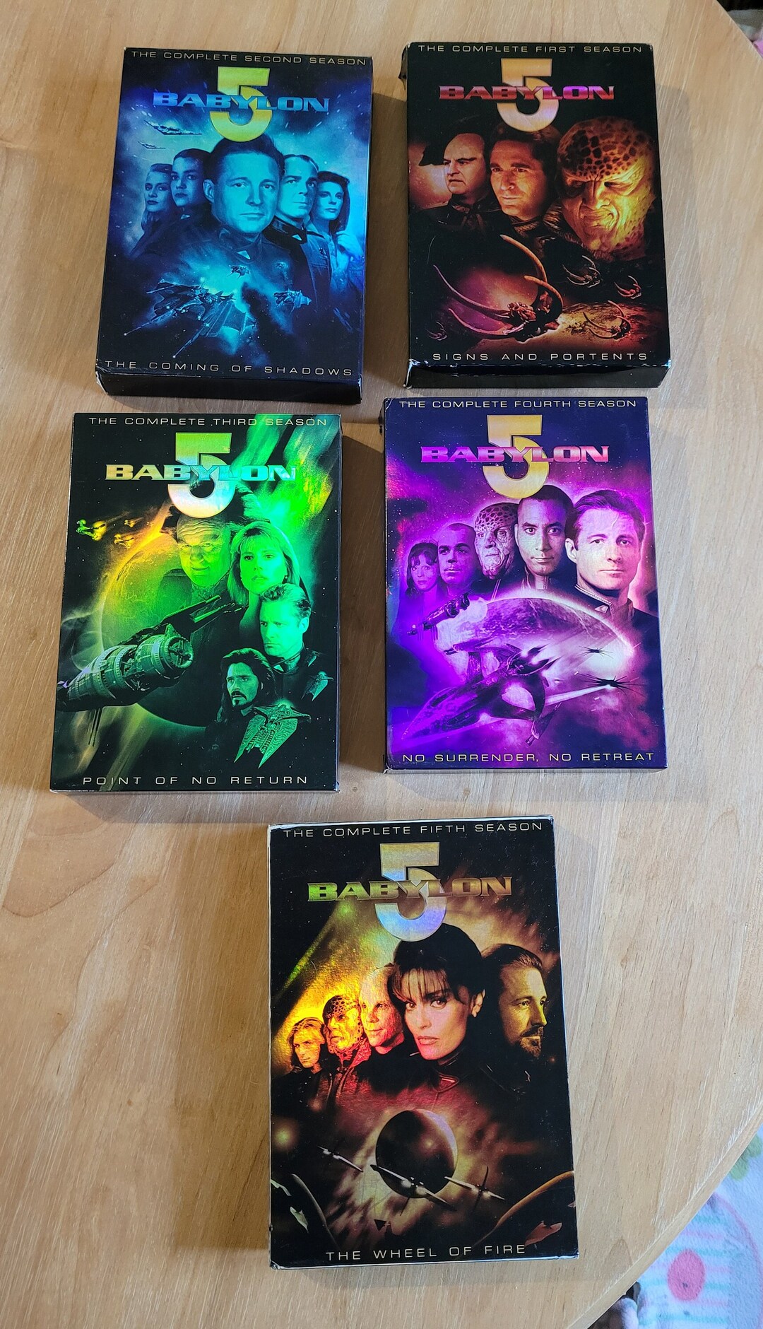 Babylon 5 Dvd's Complete Seasons Babylon 5 Babylon 5 - Etsy