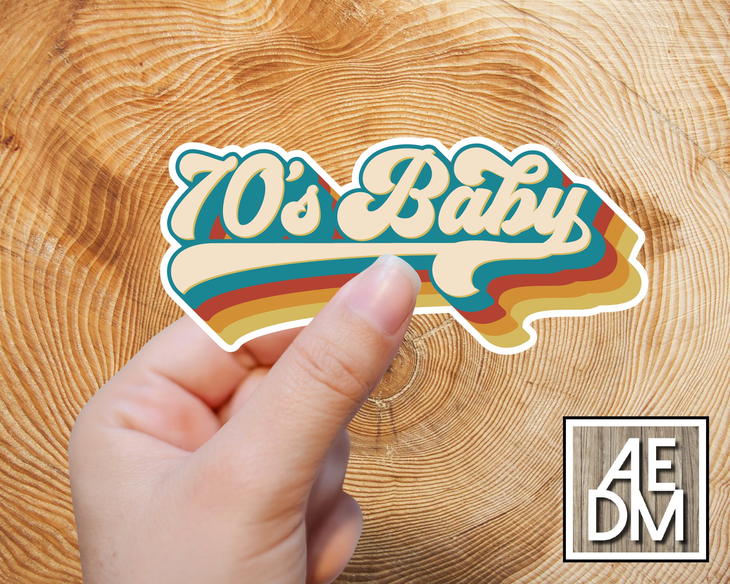 70s Baby Sticker Retro 70s Sticker Retro Laptop Sticker 70s - Etsy