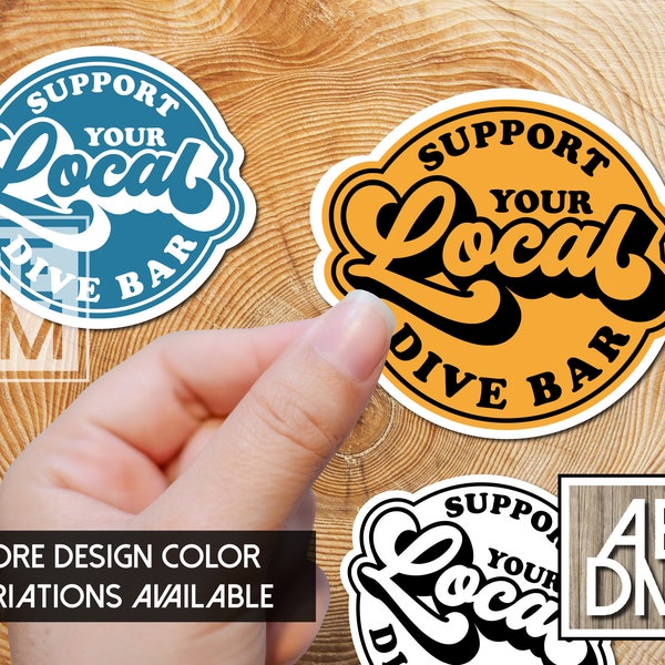 Dive Bar Sticker - Etsy