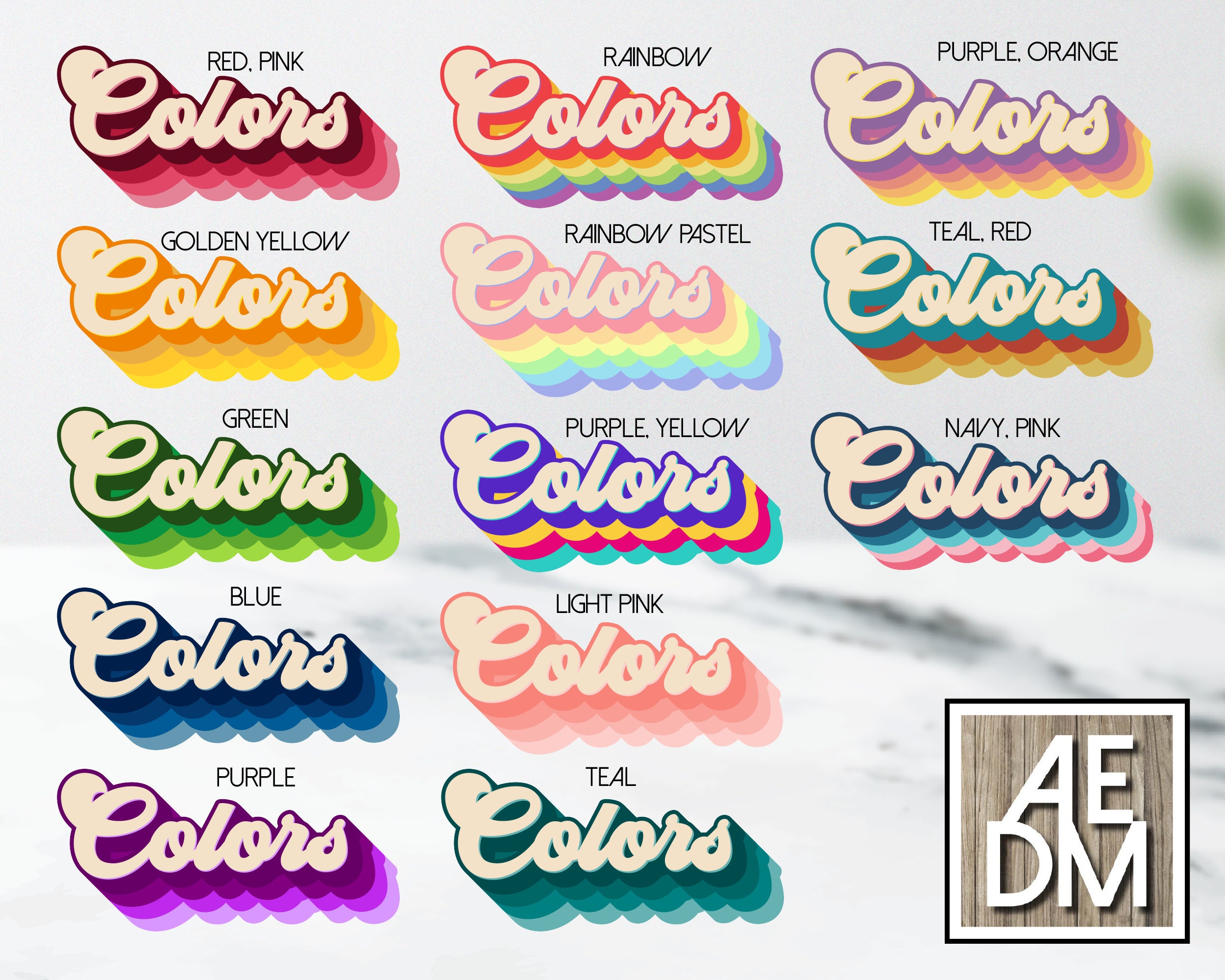 Retro Custom Name Sticker Custom Retro Name Sticker - Etsy
