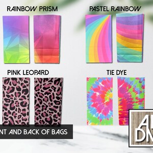 Rainbow Party Treat Bags, Rainbow Favor Bags, Pastel Goody Bags, Thank ...