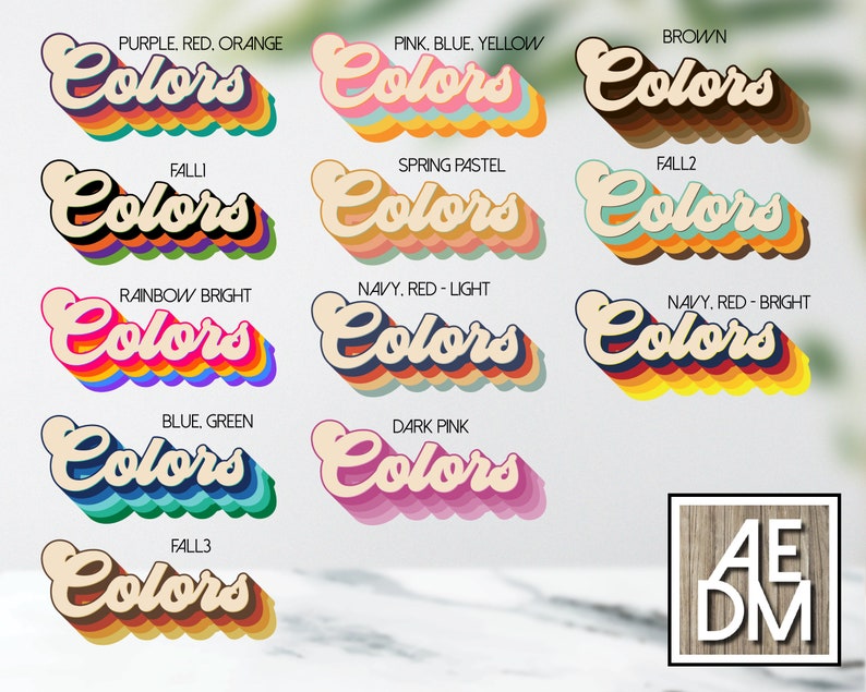 Custom Sticker Custom Retro Name Sticker Personalized - Etsy