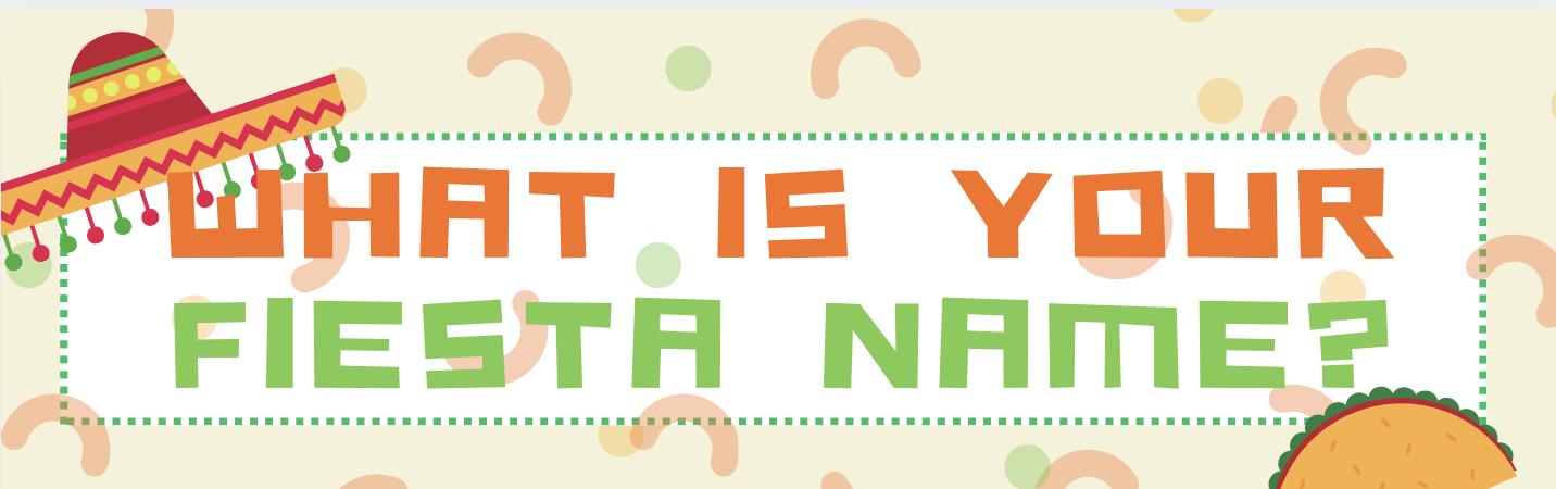 Fiesta Name and Name Tag - Etsy