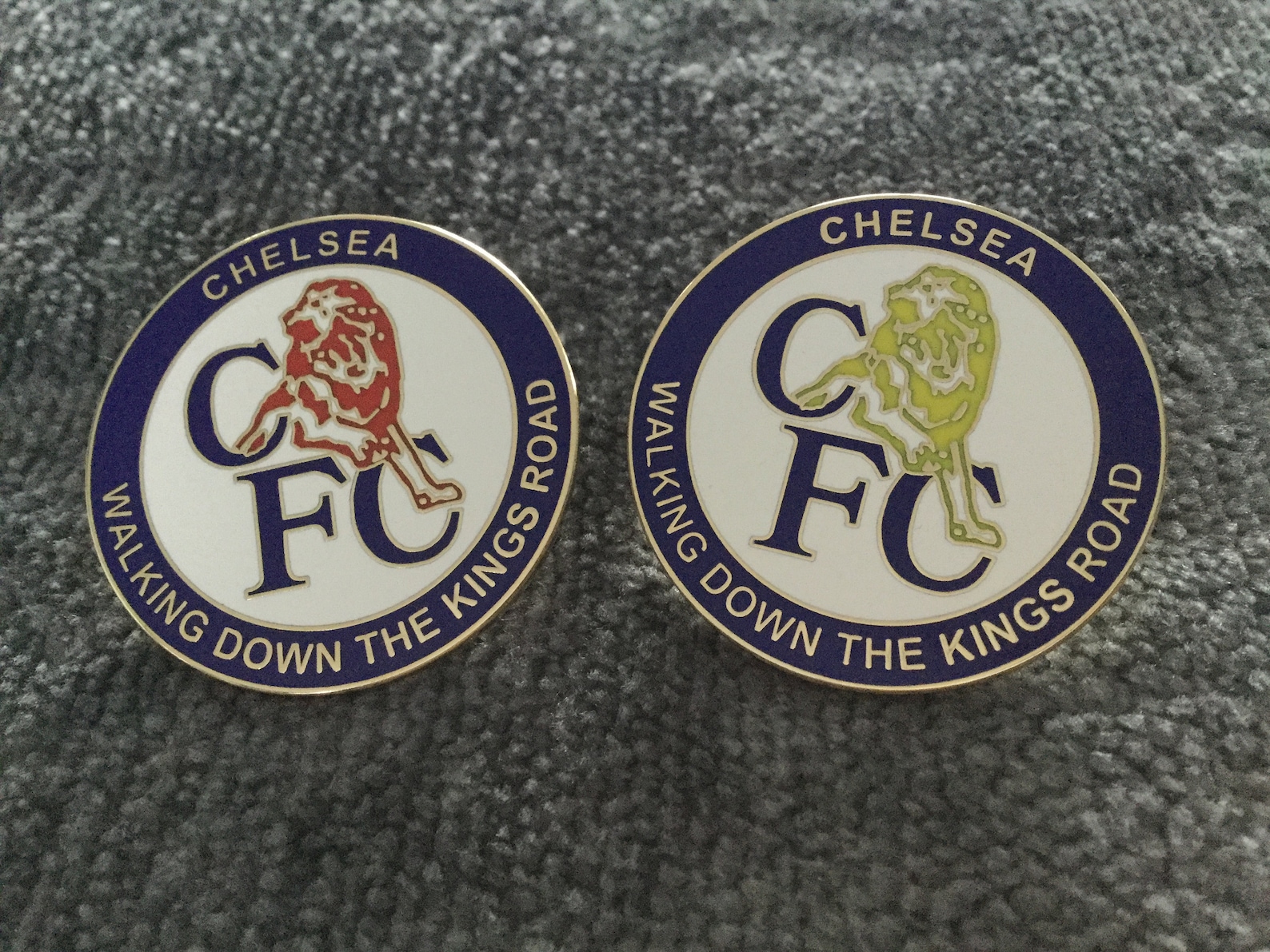 2 Chelsea FC Football Club Limited Edition Enamel Pin Badges | Etsy