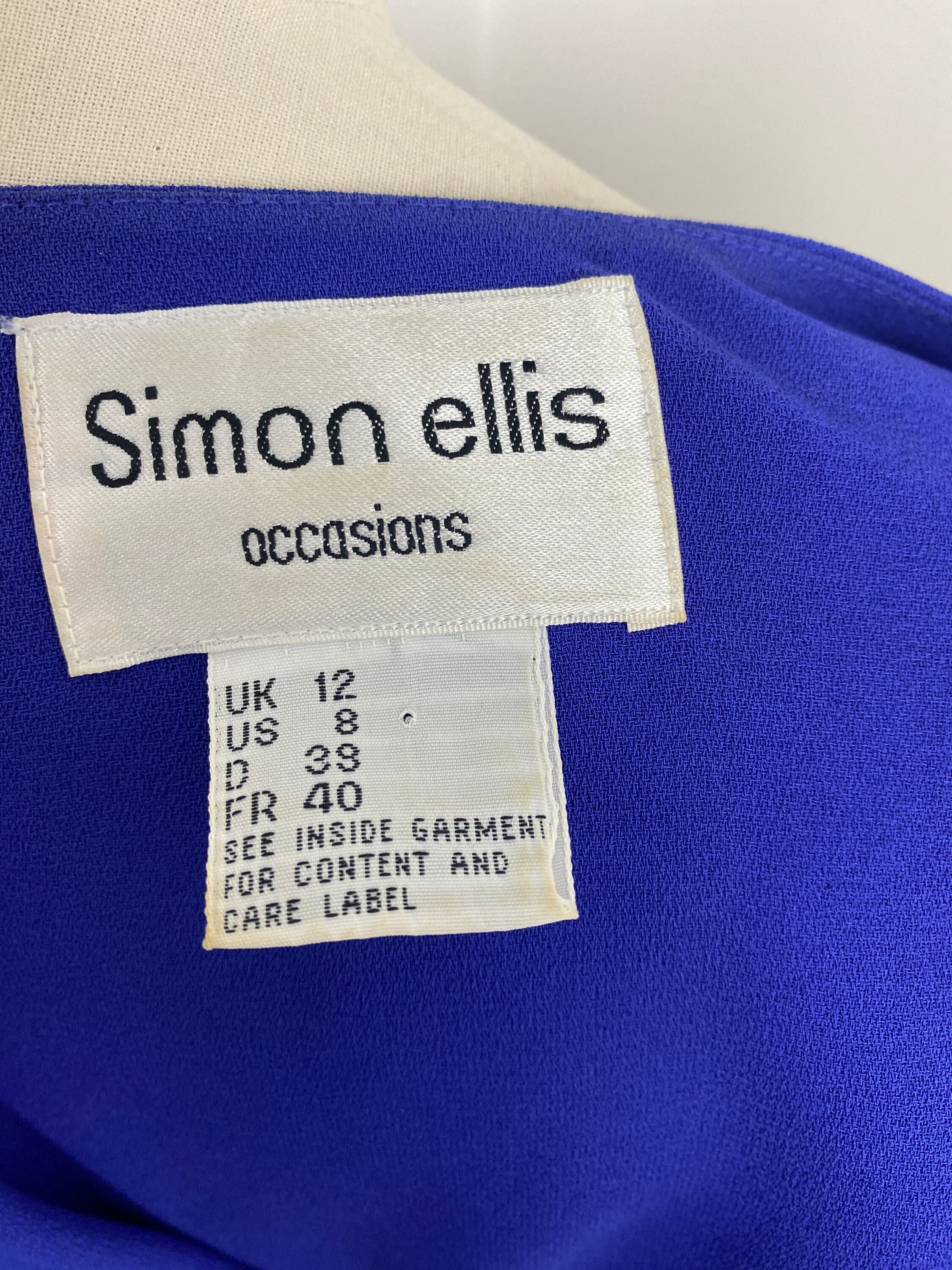 Vintage 80er 90er Jahre Blazer Bluse von Simon ellis Occassions - Etsy.de