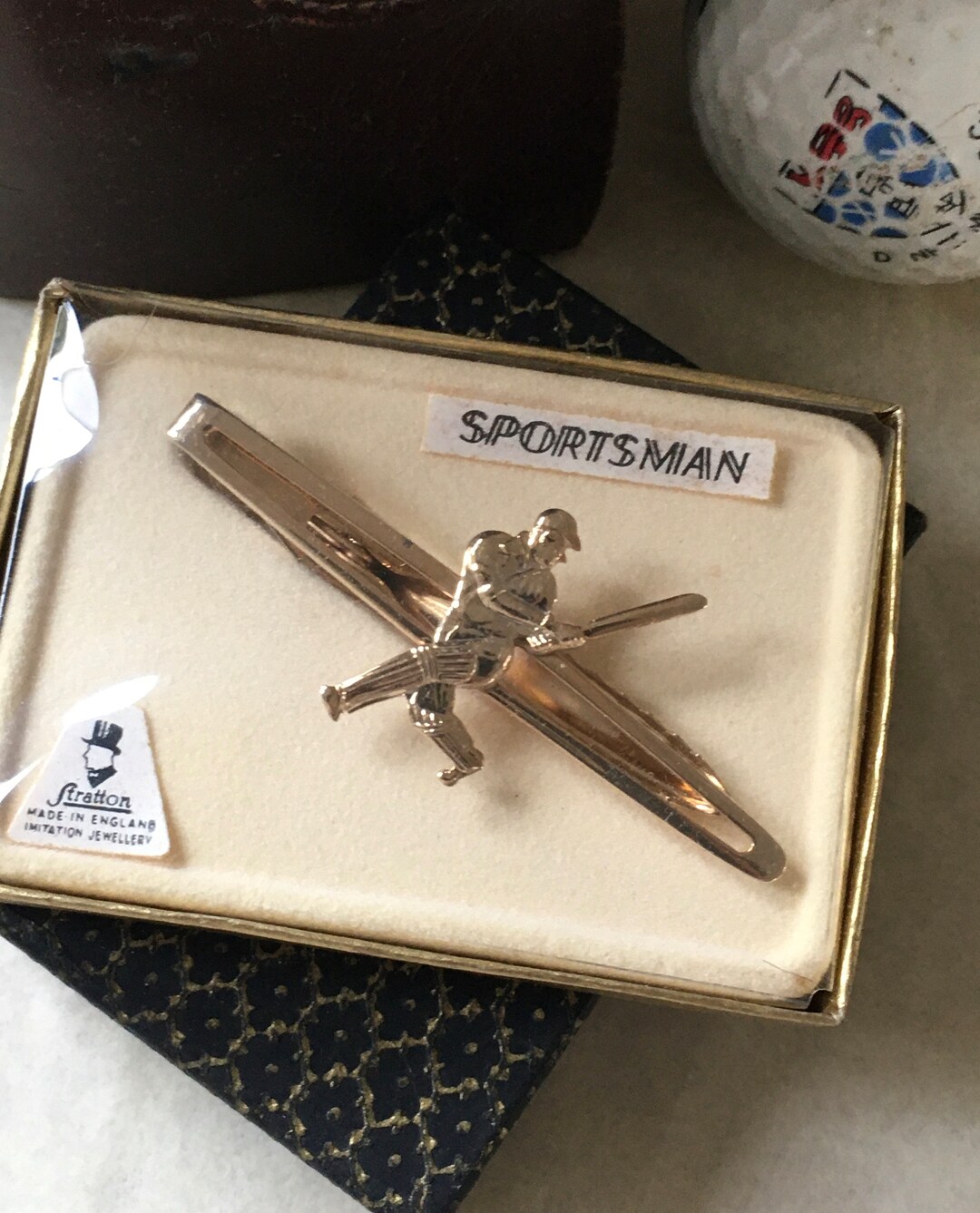 Mid-century Stratton 'nippy Clip' Sportsman Tie Clip - Etsy