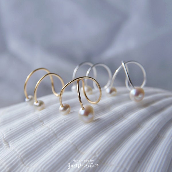 Pearl Ear Cuff - Etsy