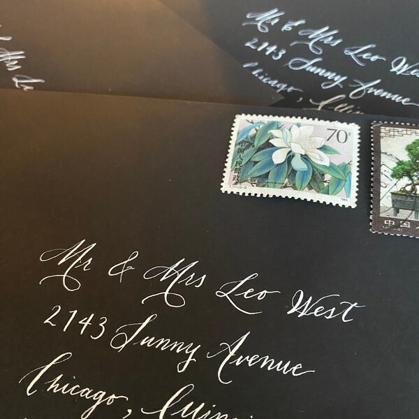 Calligraphy Envelope - Etsy