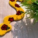 Yellow Snake With Roses Hand Tufted Runner Handmade Tuft Snake Rug ...