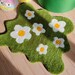Daisy Tuft Mini Rug Tufted Irregular Shaped Rug for Bedroom - Etsy