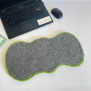 Daisy Keyboard Rug Hand Tufted Keyboard Pad With Daisy Flowers Computer ...