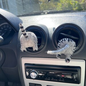 Gray Cat Car Freshie Funny Cat Butt Car Vent Clip Gag Car Accessories ...