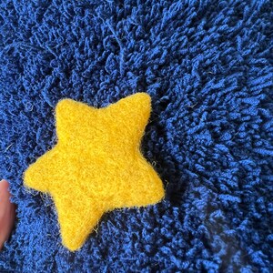 Starry Night Sky Tuft Rug Navy Blue Handtufted Rug With - Etsy