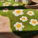 Daisy Hand Tufted Rug Flower Daisies Rug Runner Wavy Rug - Etsy