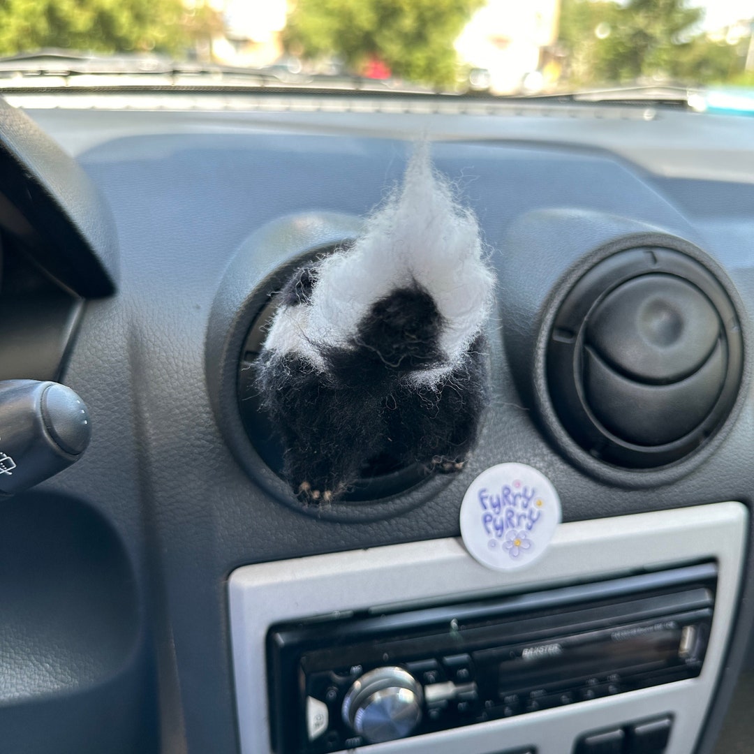 Needle Felted Skunk Butt Gag Car Accessories Stuck Skunk Butt Car Vent ...