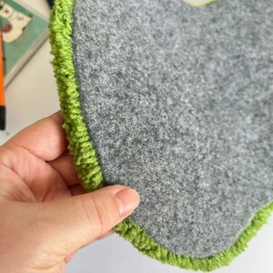 Daisy Keyboard Rug Hand Tufted Keyboard Pad With Daisy Flowers Computer ...