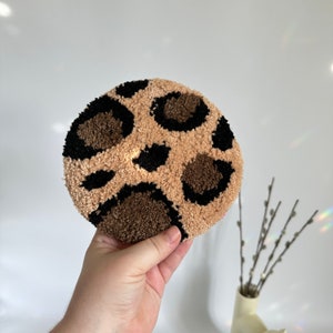 Leopard Print Keyboard Rug Mouse Pad Hand Tufted Leo Keyboard Pad ...