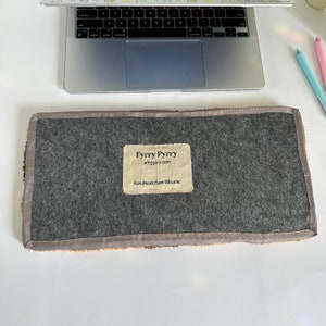 Leopard Print Keyboard Rug Mouse Pad Hand Tufted Leo Keyboard Pad ...