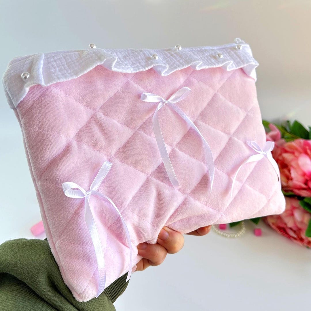 Handmade Boho Ruffle Zipper Tablet Sleeve + Organizer Variation Cute ...