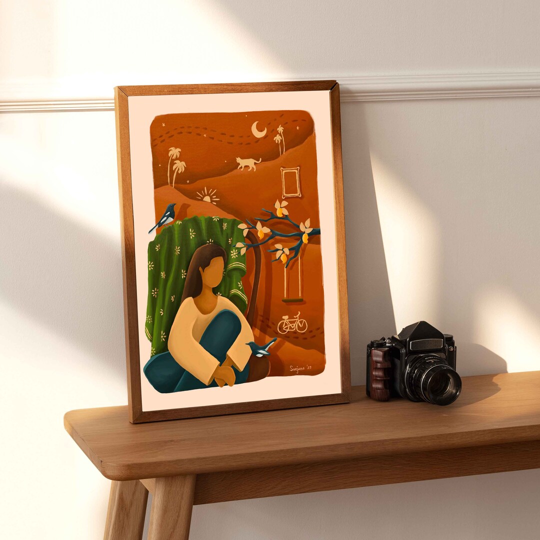 Self Portrait - Nostalgia | Giclée Fine Art Painting | Paper | Canvas ...