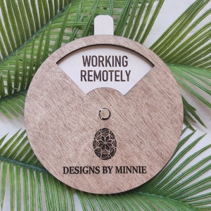 Personalized Office Door Spin Sign / Meeting in Progress Signs / Do Not ...