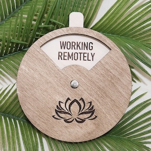 Personalized Office Door Spin Sign / Meeting in Progress Signs / Do Not ...