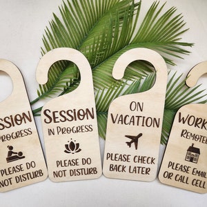 Personalized Door Hanger, Custom Doorknob Sign - Etsy