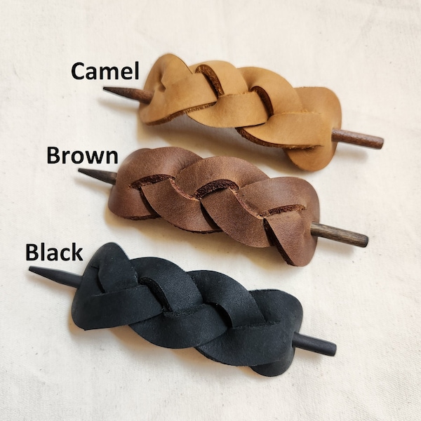 Leather Hair Wrap - Etsy