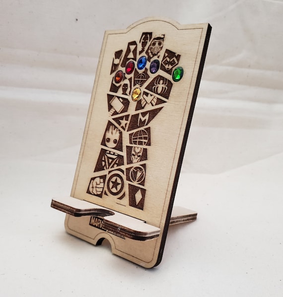 Personalized Avenger Cell Phone Stand / Thanos Infinity Cell - Etsy