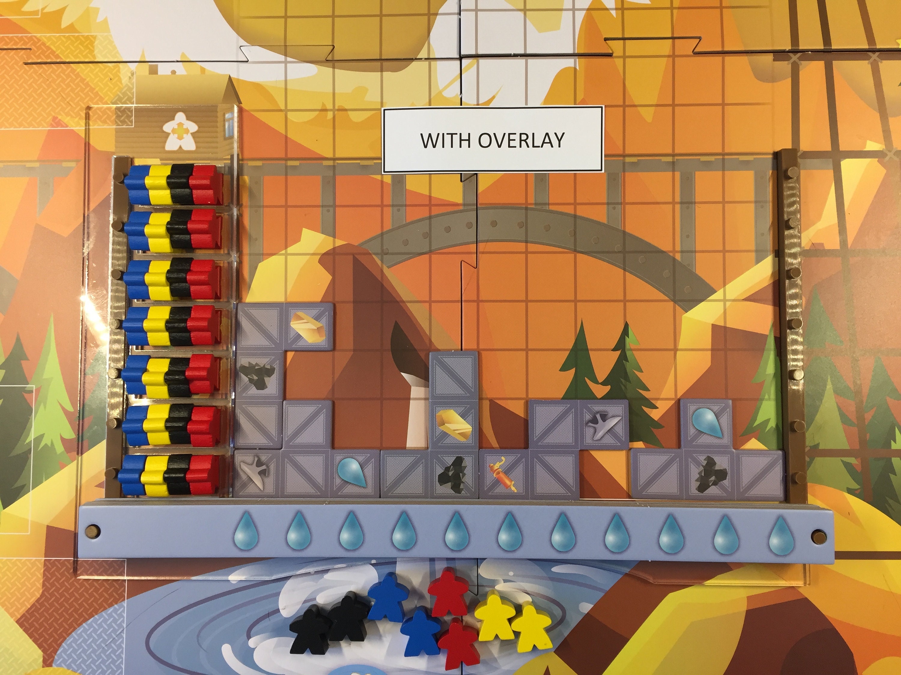 Whistle Mountain Game Overlay, One-piece Clear Acrylic Frame now With ...