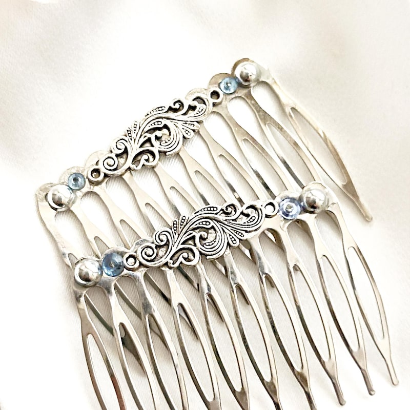 Antique Sterling Hair Comb - Etsy New Zealand