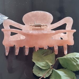 Baby Pink Hair Claw.strong Claw.acetate Medium Hair Barrette.pink ...