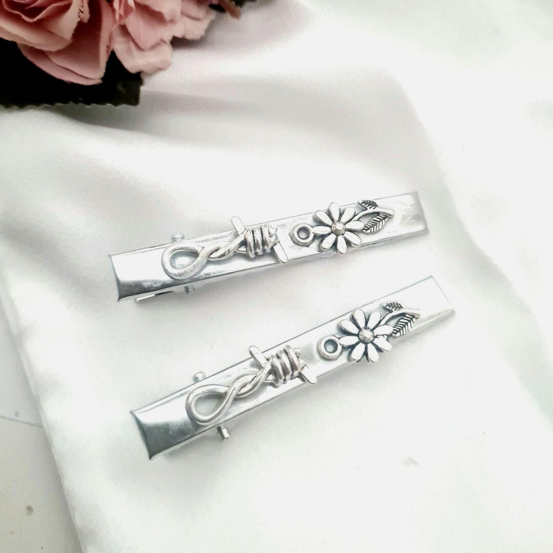 Pack of 2 Celtic Viking Hair Clips Alligator Clip,handmade, Minimalist ...