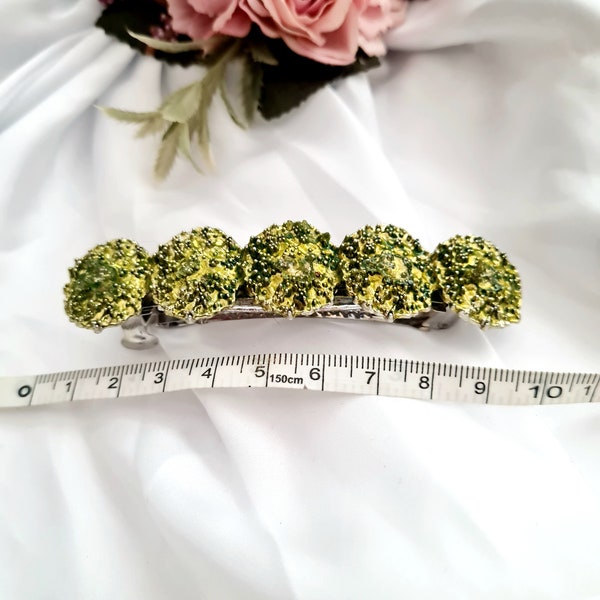 Green Barrette - Etsy