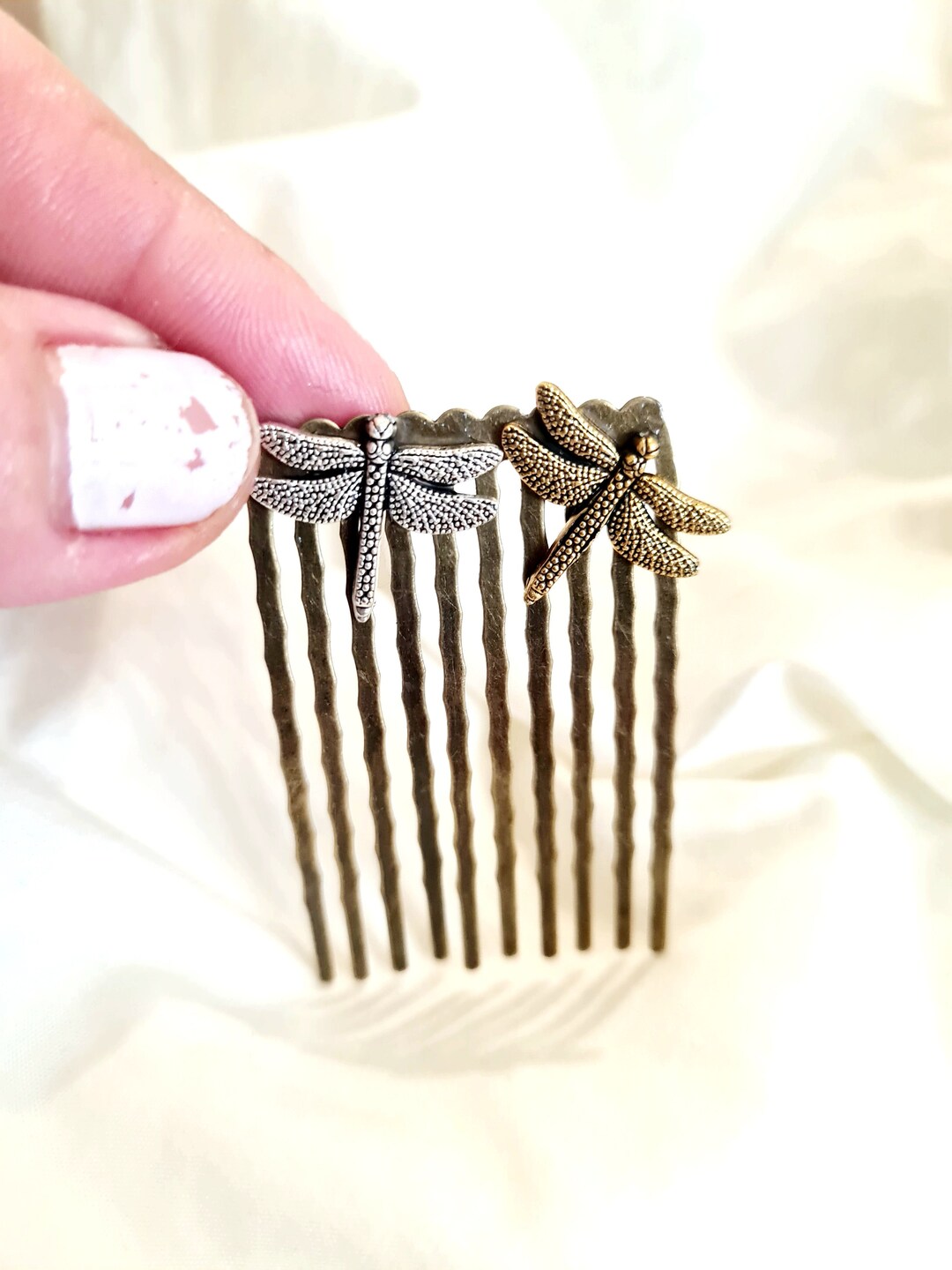 Ancient Bronze Butterflies Hair Comb,celtic Viking Dragonfly Hair Comb ...