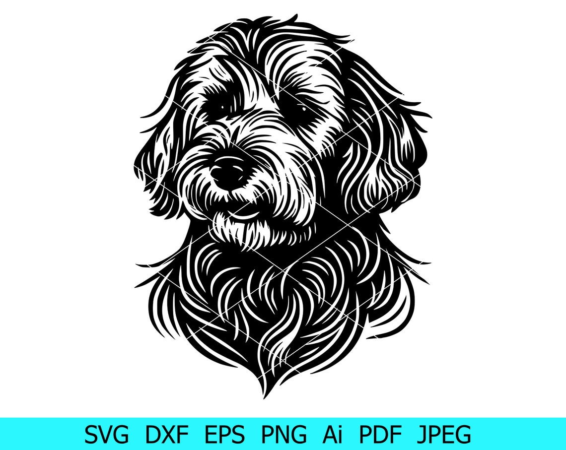 Golden Doodle Svg, Dogs Svg, Animal Silhouette, Animal Svg ...