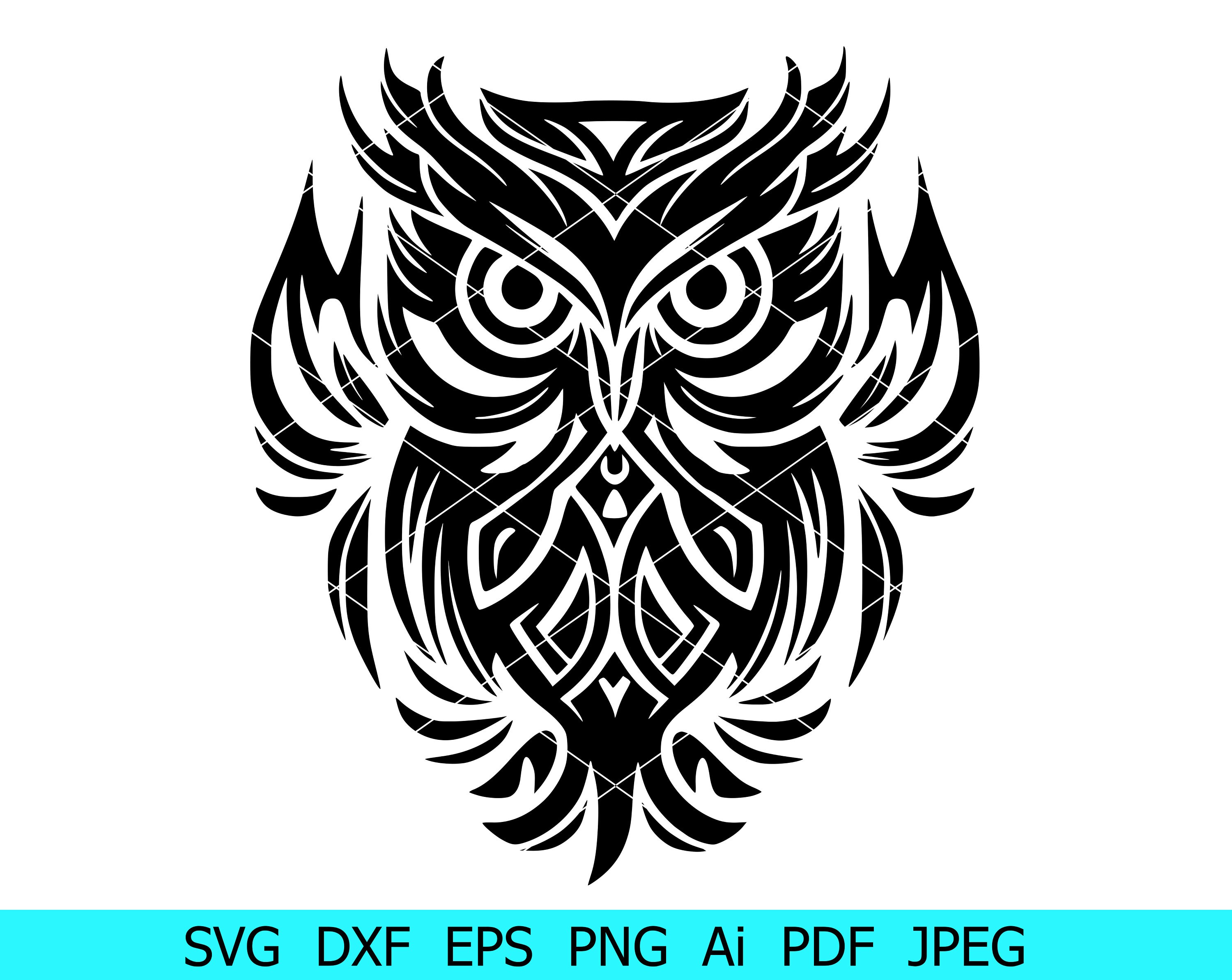 Owl Svg, Animal Svg, Owl Face Svg, Owl Cut File, Owl Vector, Owl Cricut ...