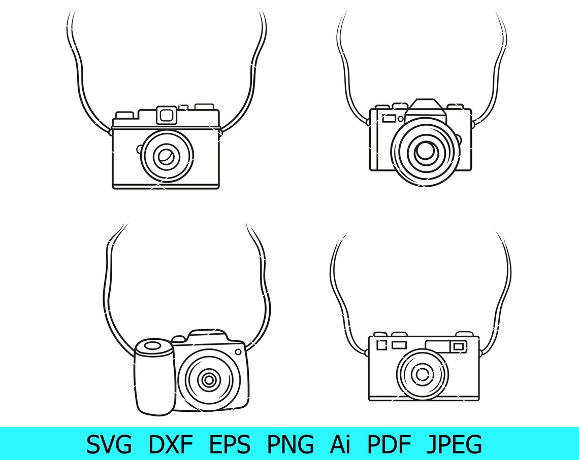 Camera Svg Bundle, Photo Camera Png, Photo Camera Clip Art, Photography ...