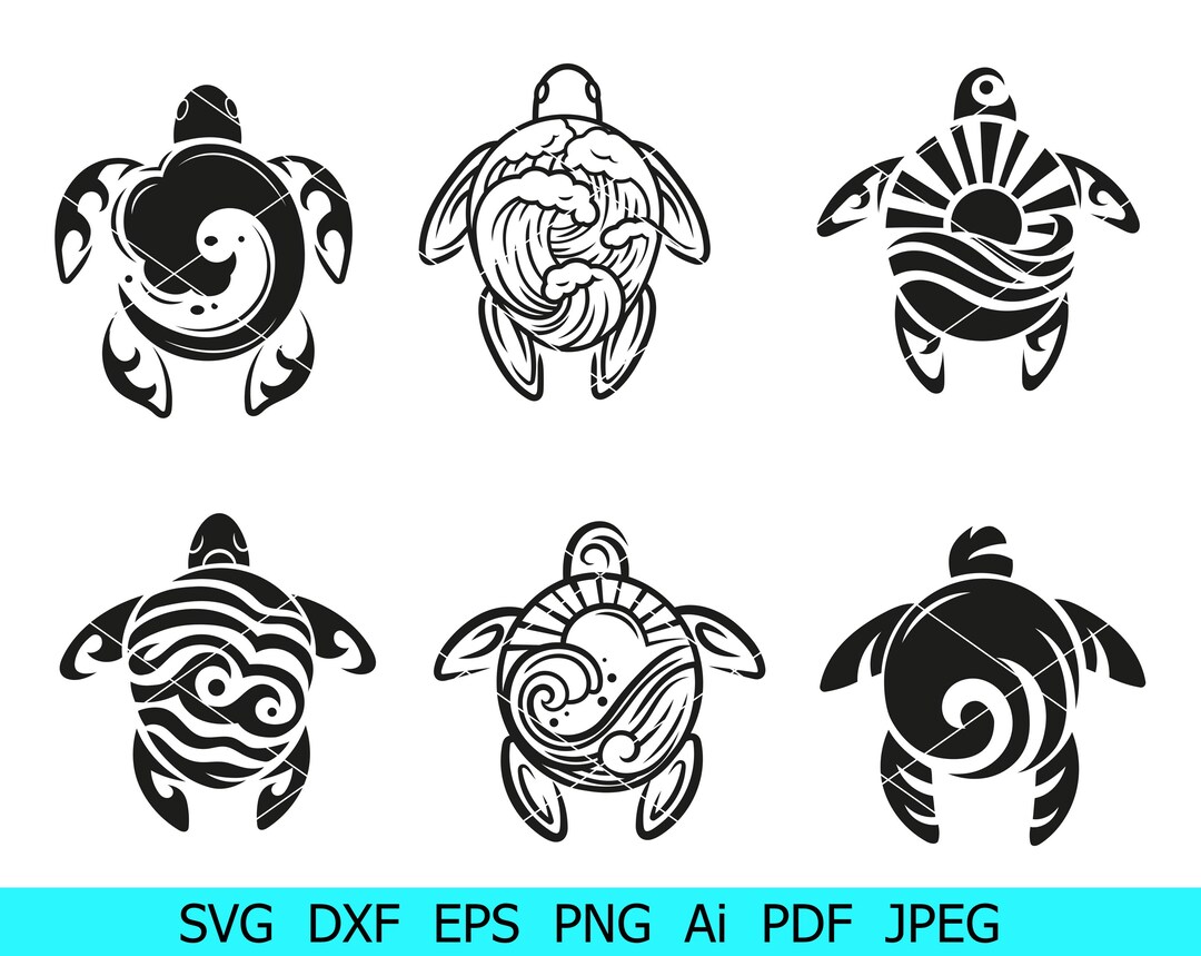 Turtle Svg, Turtle Svg Bundle, Ocean Animals Png, Turtle Png,turtle ...