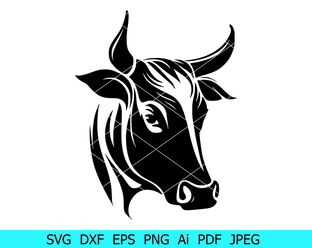 Cow Svg, Animal Svg, Farm Animal Svg, Cow Svg Files for Cricut, Cow ...