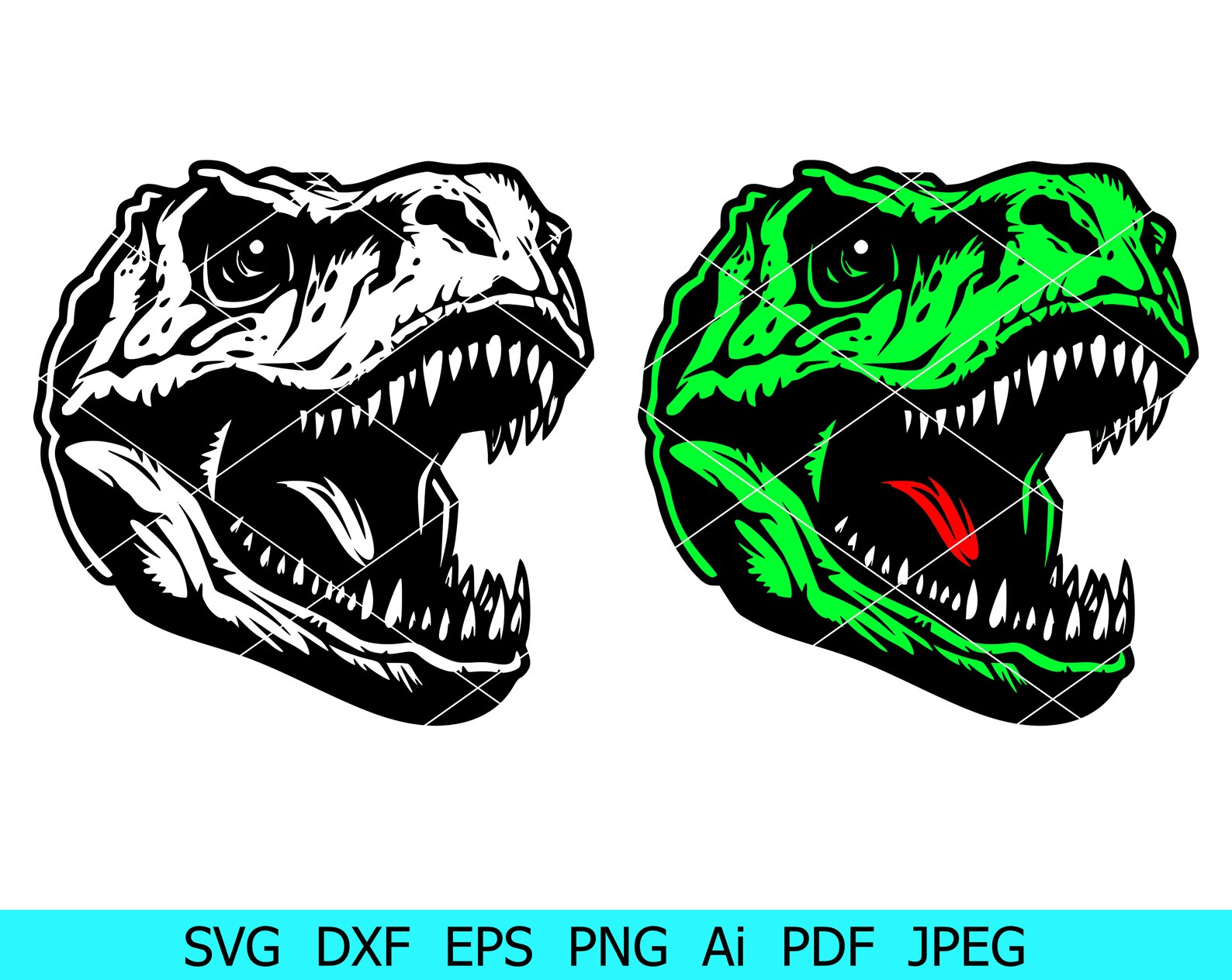 T-rex Svg Dinosaur Svg Tyrannosaurus Rex Svg T-rex Clipart - Etsy